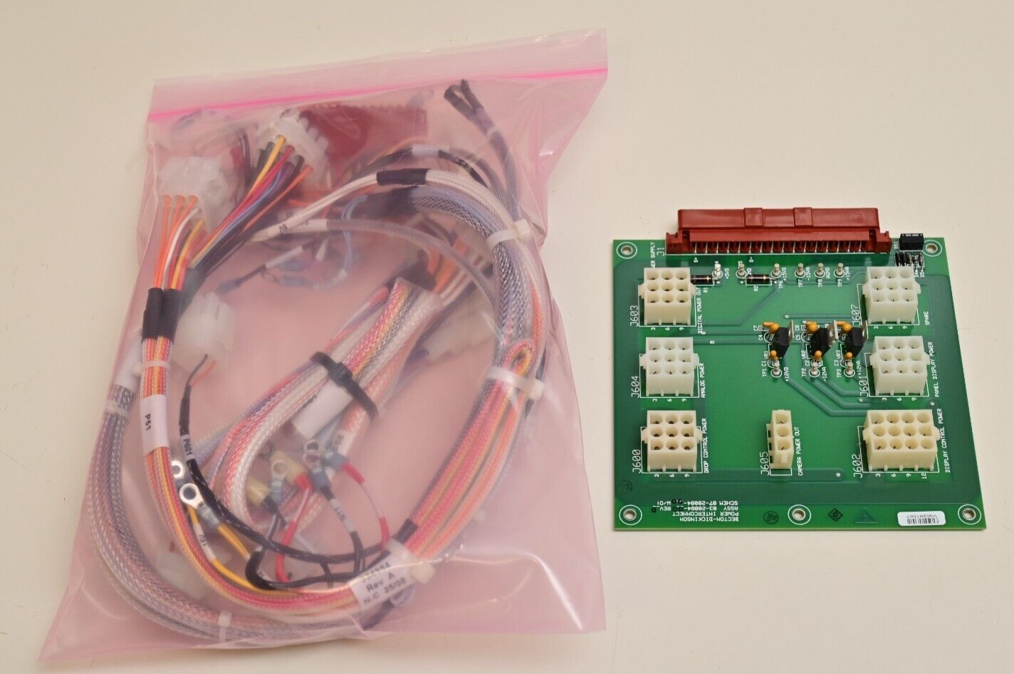 BD LSR II Flow Cytometer Power Cables & Interconnect Board 03-20084-00 ...